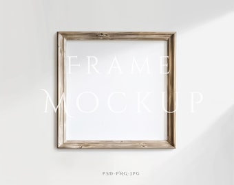 Frame Mockup A4 Rustic Frame Mockup Antique Wall Art Mockup Vintage ...