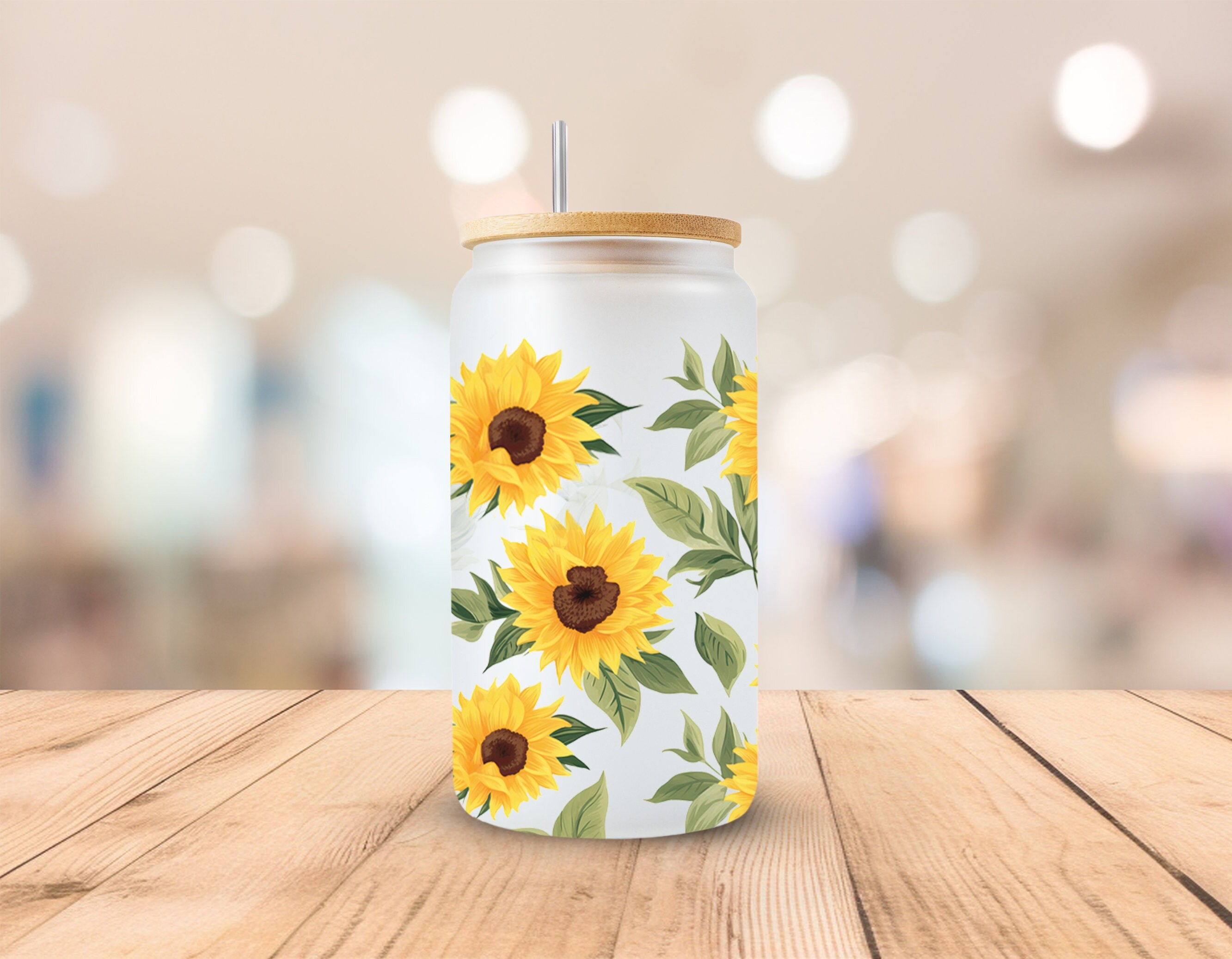 Canva Rotating Glass Can Mockup | Animated Glass Can Mockup | 16oz ...