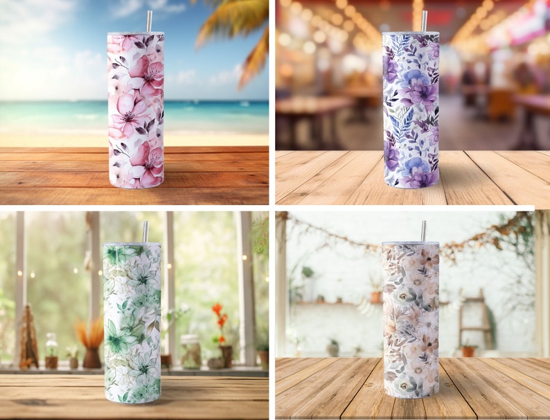 20 Oz Rotating Tumbler Animation Mockup | Spinning Tumbler Mockup ...