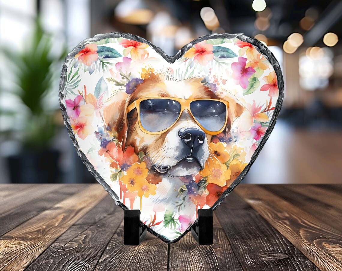 Heart Slate Canva Mockup, Sublimation Circle Slate Mockup, Photo Slate ...