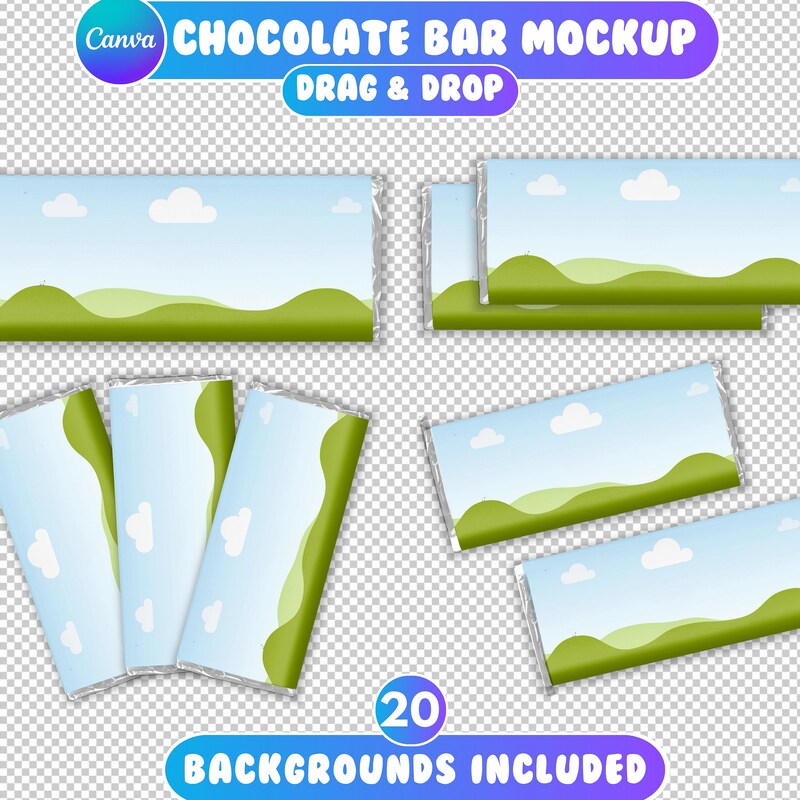 Cadbury Wrapper Template - Etsy