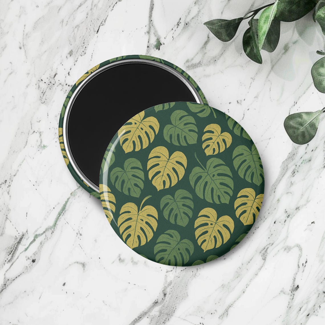Round Magnet Button Mockup, Round Button Mockup, Canva Magnet Button ...