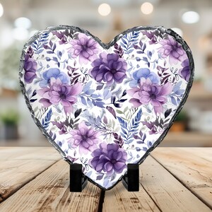 Heart Slate Canva Mockup, Sublimation Circle Slate Mockup, Photo Slate ...