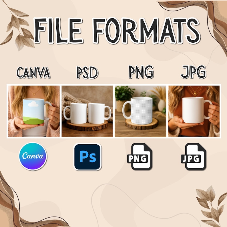 Mug Mockup Bundle: 100x PSD PNG JPG Templates (digital Download) - Etsy