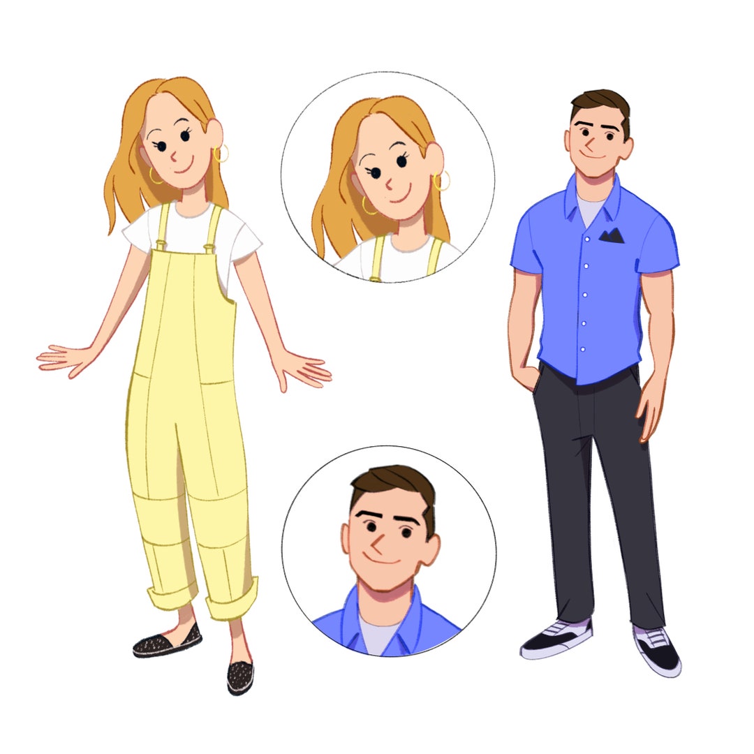Custom Avatar Illustration, Cute Avatar Icon, Social Media Icon, Logo ...