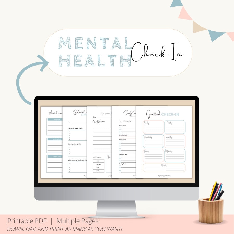 Mental Health Check-in Mental Health Check-in Questions Daily Mental ...