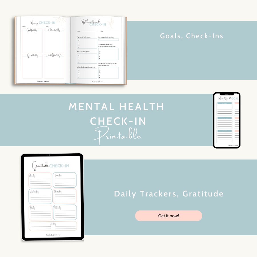 Mental Health Check-in Mental Health Check-in Questions Daily Mental ...