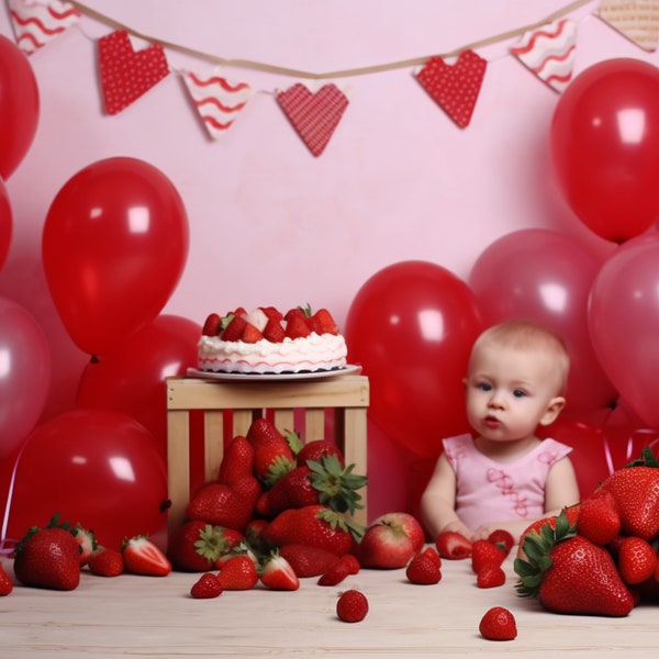 Strawberry Shortcake Backdrop - Etsy