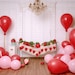 Strawberry Backdrop, Strawberry Theme Cake Smash Backdrop,digital ...
