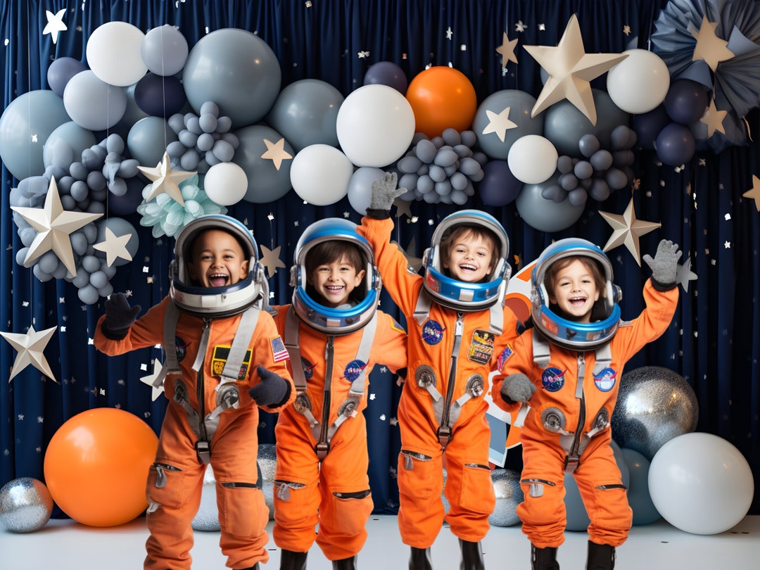 20 Digital Space Backdrop, Outer Space Theme Cake Smash Backdrop ...