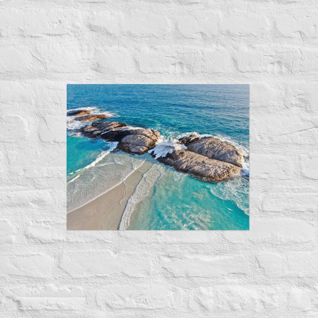 Wylie Bay Rock Premium Poster Beach Posters Esperance - Etsy