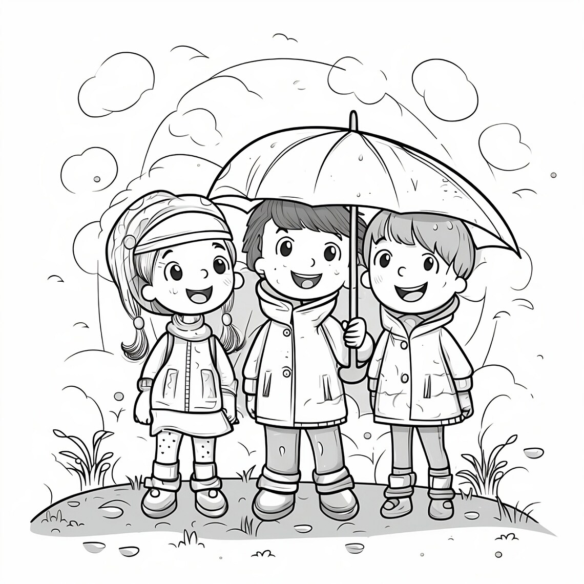 Seasonal Coloring Pages Kids Coloring Pages Digital Coloring - Etsy Canada