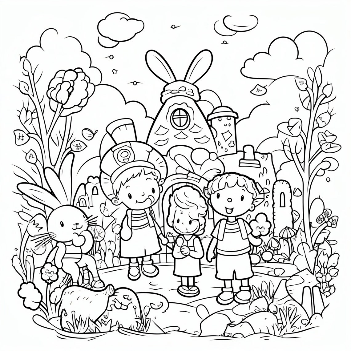 Seasonal Coloring Pages Kids Coloring Pages Digital Coloring - Etsy Canada