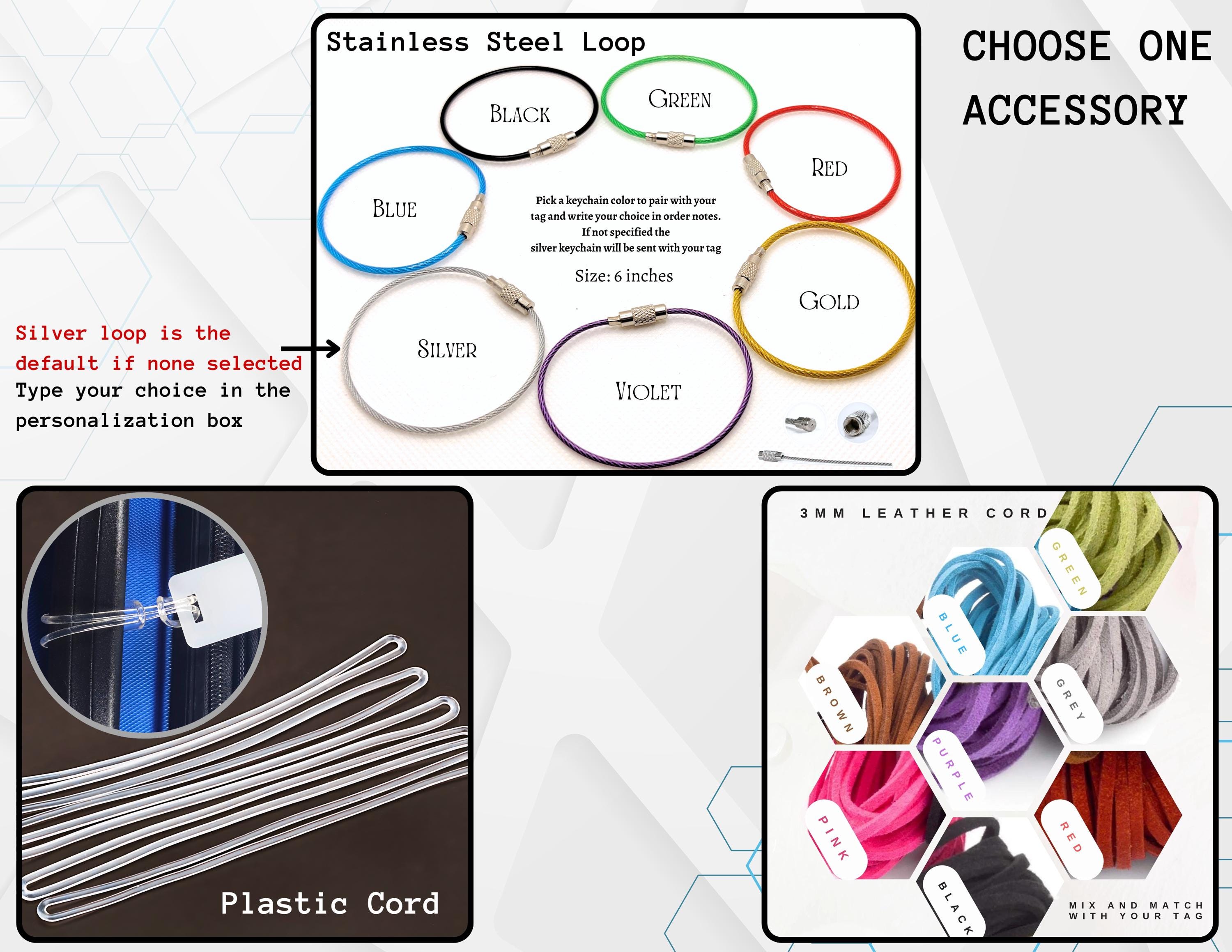 Bag Tags for Kids Name Label, Backpack Name Tags, ID Tags, Personalized ...