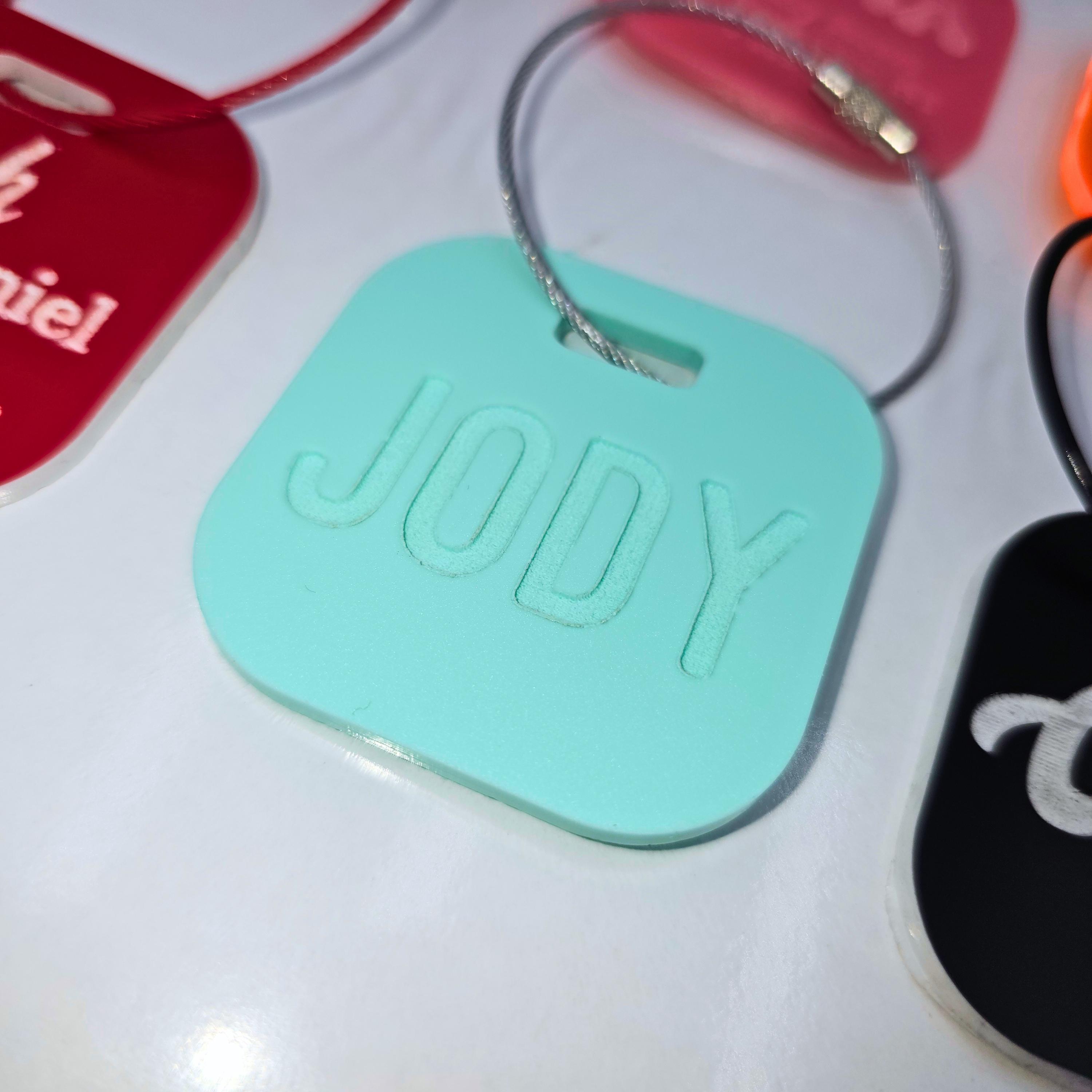 Bag Tags for Kids Name Label, Backpack Name Tags, ID Tags, Personalized ...