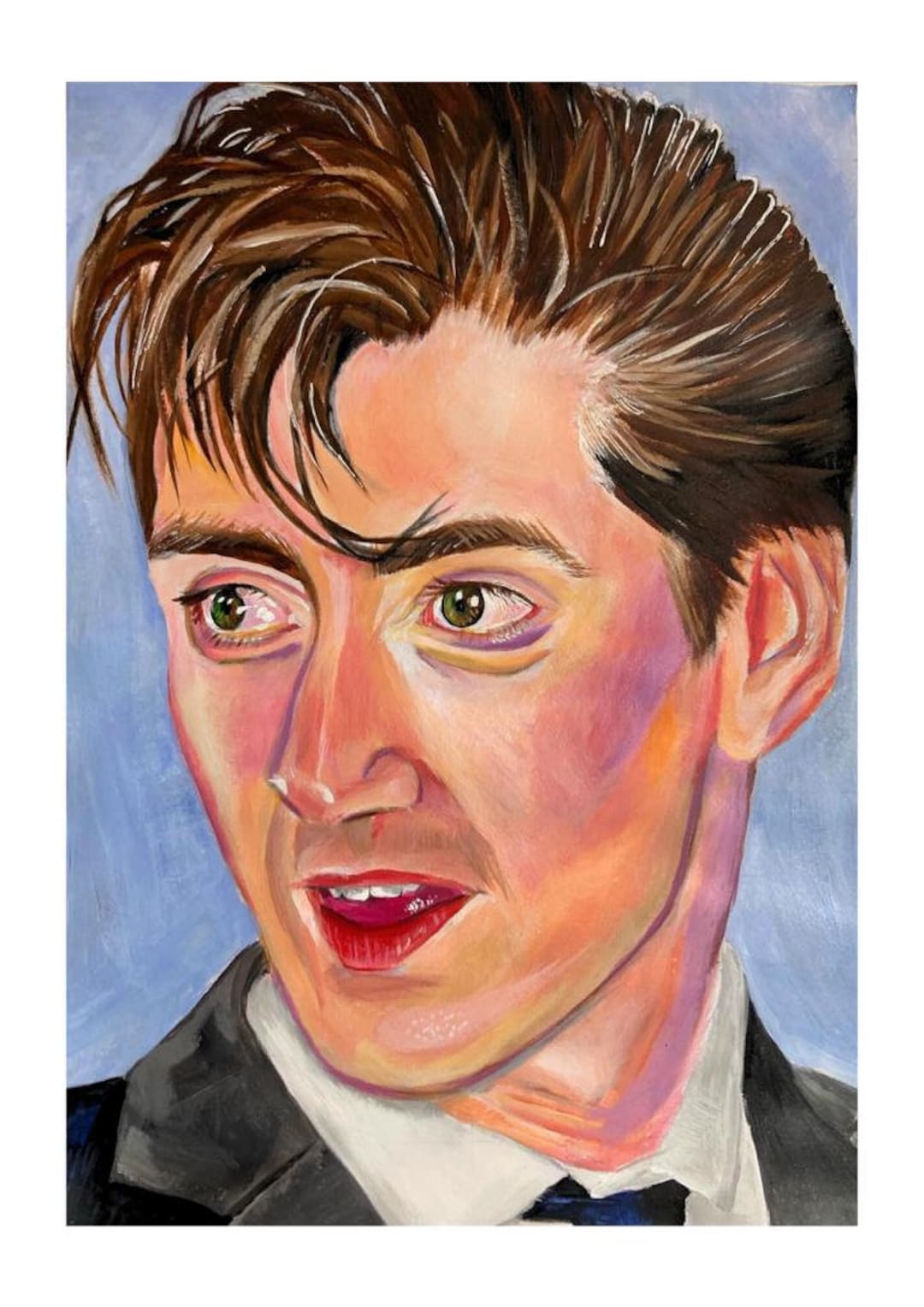 Alex Turner Portrait Print - Arctic Monkeys Art Print - Alex Turner ...