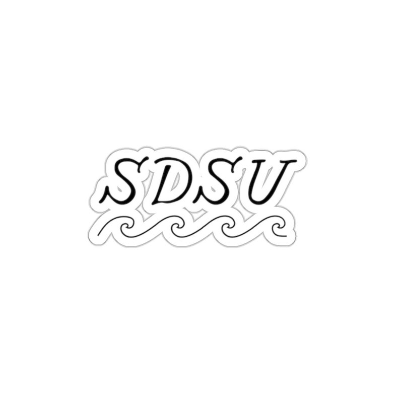 San Diego State University SDSU Wave Sticker - Etsy