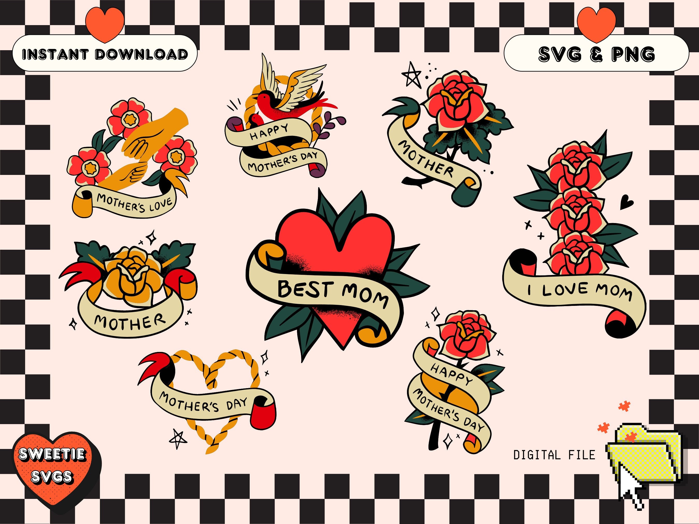 SVG and PNG Files, Digital Download, Printable Art, Instant Download ...