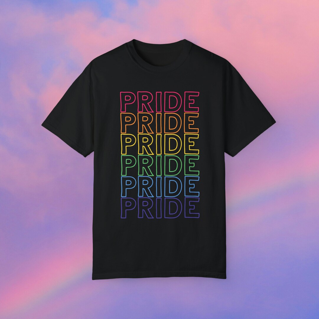 Rainbow PRIDE LGBTQIA+ T-shirt - Etsy