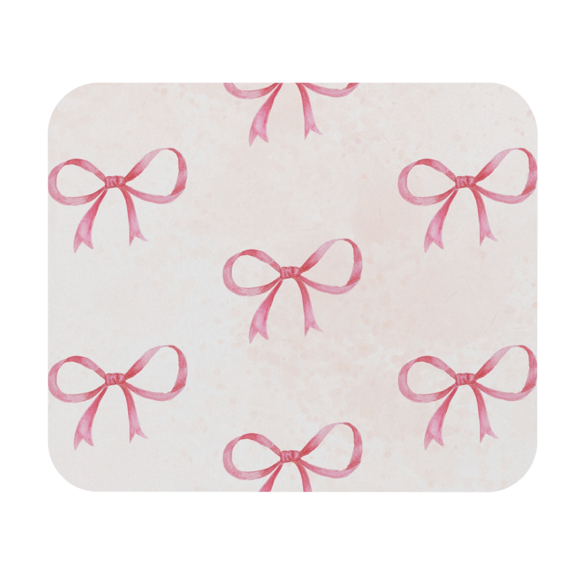 Pink Watercolor Coquette Bow Rectangle Mouse Pad - Etsy
