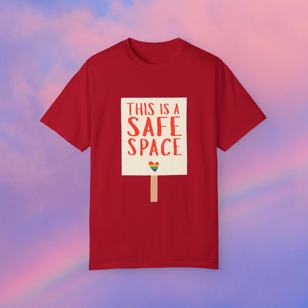 Safe Space Pride LGBTQIA Ally T-shirt - Etsy