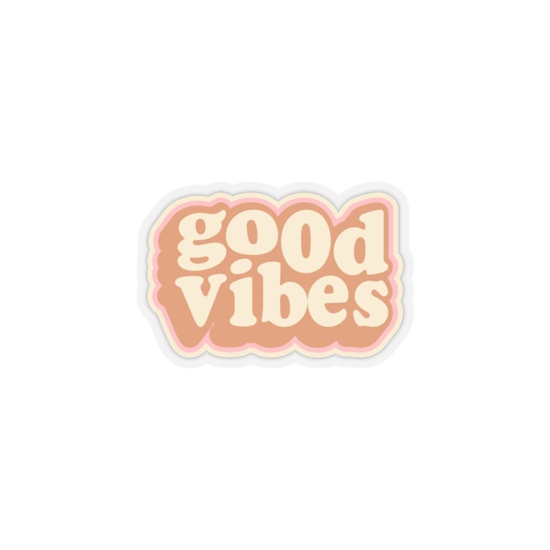 Positive Affirmation Good Vibes Sticker - Etsy