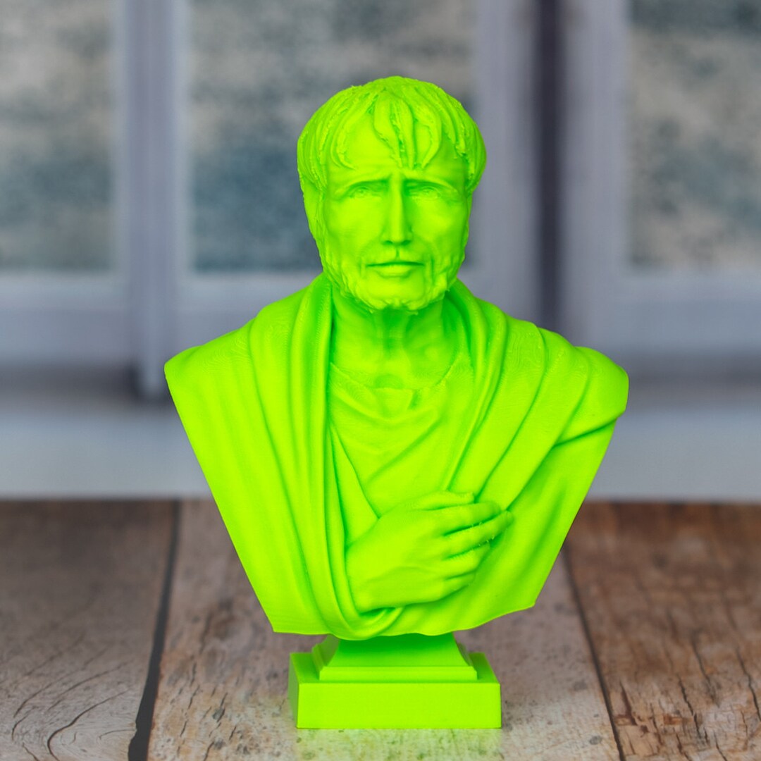 Inspiring Classic Stoic Philosopher Bust of Seneca in Green, a Perfect ...