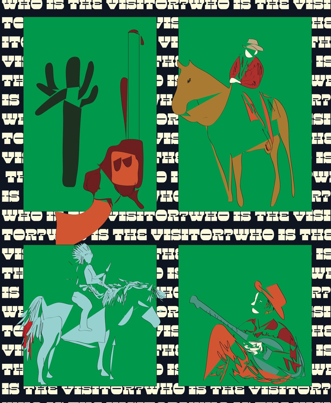 Who is the Visitor? - American History Poster - Etsy