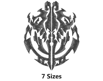 Anime Kanji Symbol - Machine Embroidery Design - Etsy