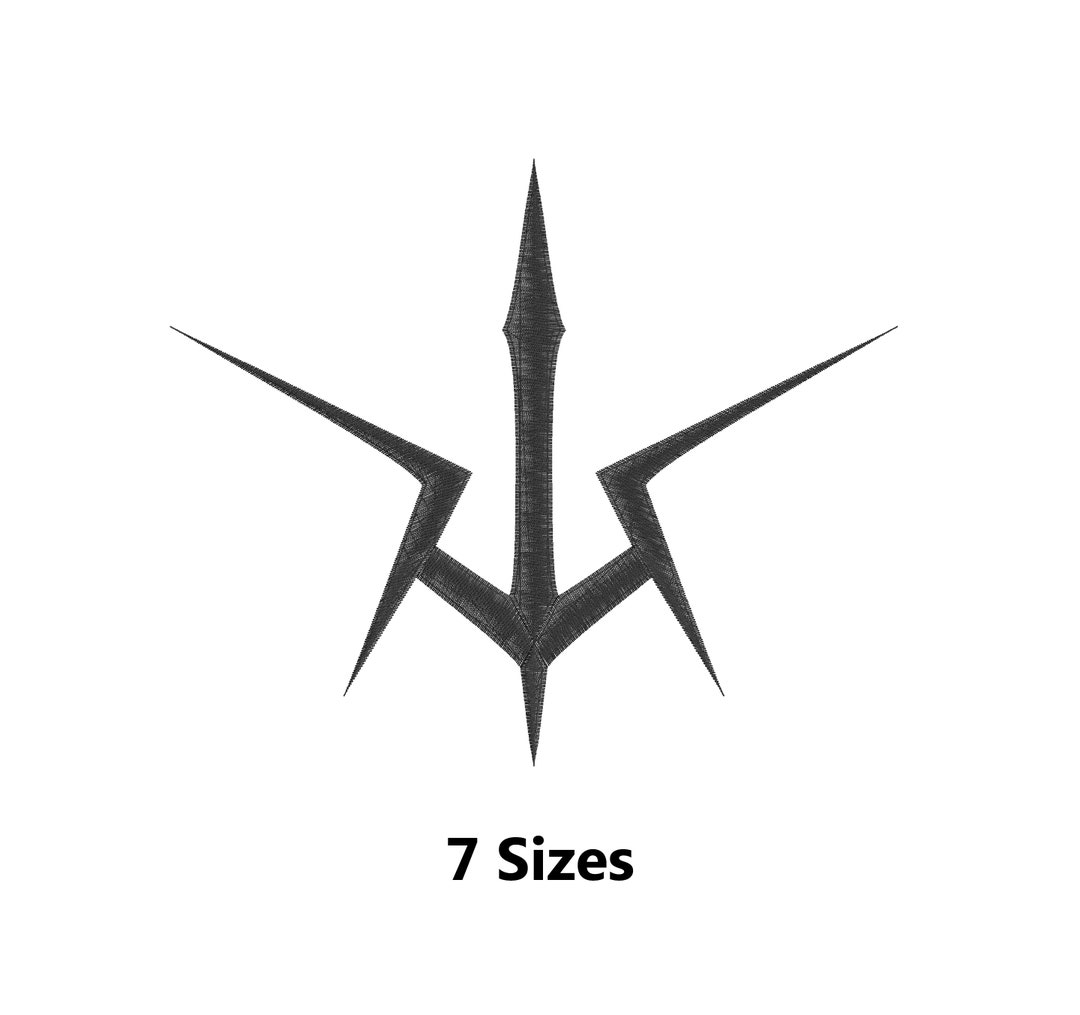 Anime Symbol - Machine Embroidery Design - Etsy