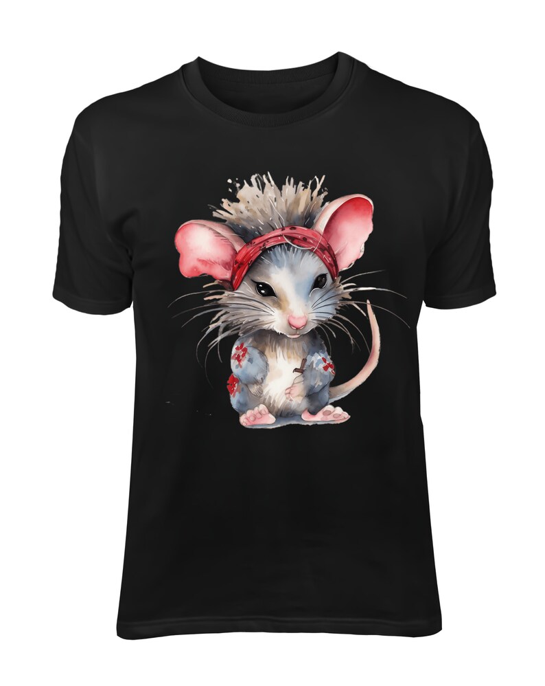 Mouse Punk Clipart 14 High Quality Pngs Digital Download Stickers, Card ...