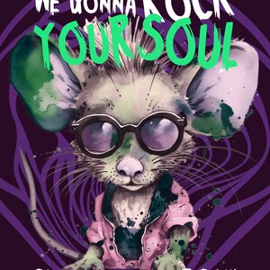 Mouse Punk Clipart 14 High Quality Pngs Digital Download Stickers, Card ...