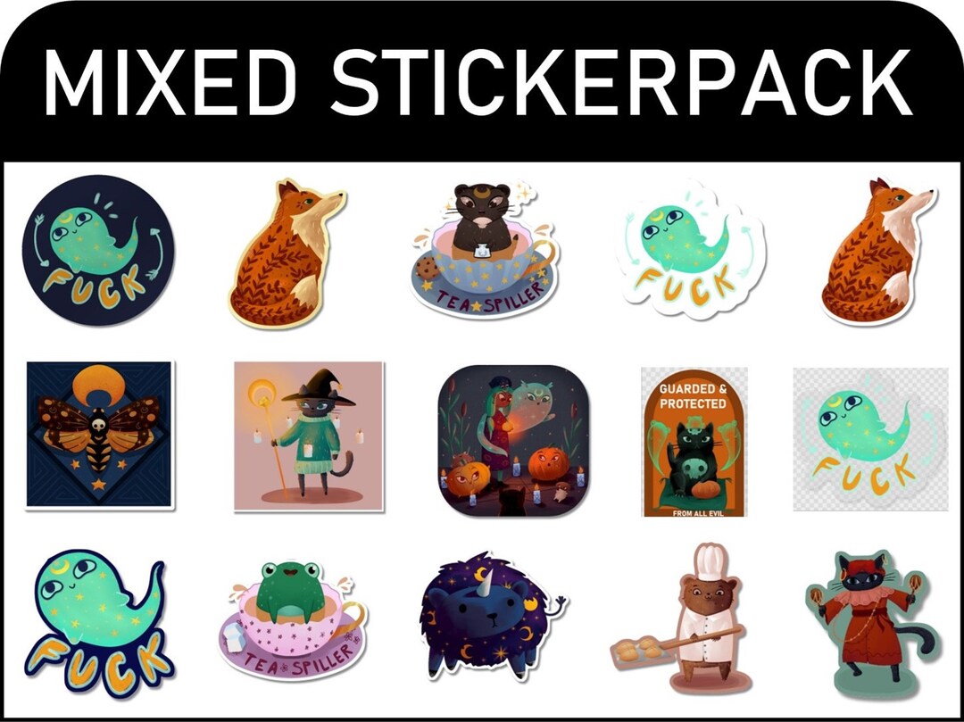 Indoor Sticker Pack I Mixed Sticker Pack I B-grade - Etsy