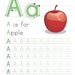 Letters A to Z, Alphabet Worksheets, Workbook, Tracing, Preschool [food ...
