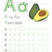 Letters A to Z, Alphabet Worksheets, Workbook, Tracing, Preschool [food ...