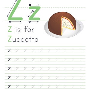 Letters A to Z, Alphabet Worksheets, Workbook, Tracing, Preschool [food ...