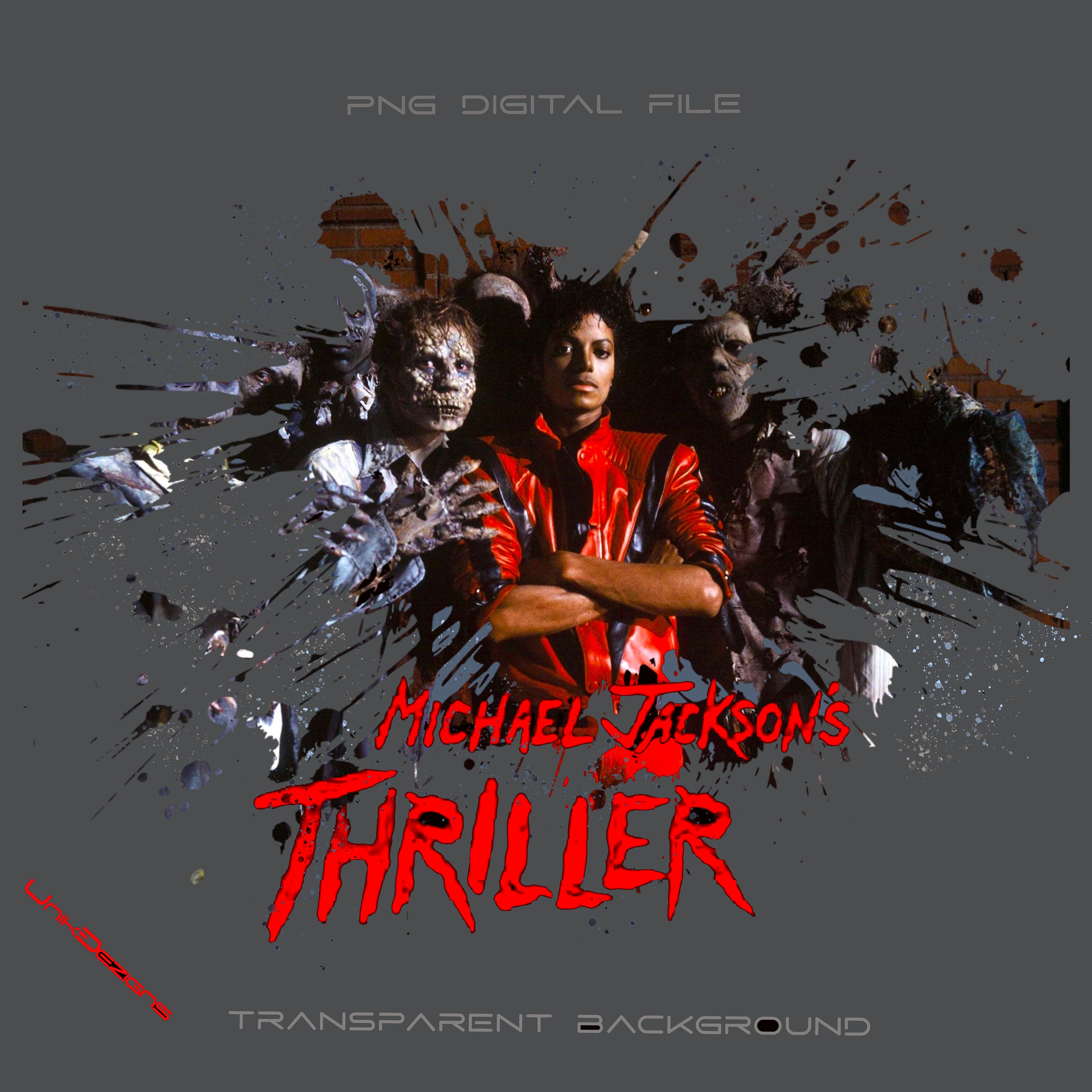Michael Jackson Thriller Stencil