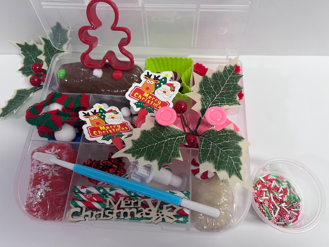 Winter Cookie Playdough Baking Kit Welcome Back Elf on the - Etsy