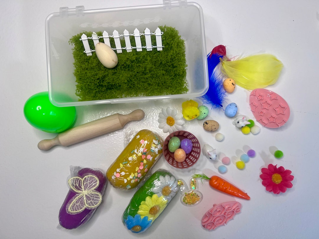 Easter Playdough Kit Easter Basket Gift Easter Playdough Spring ...
