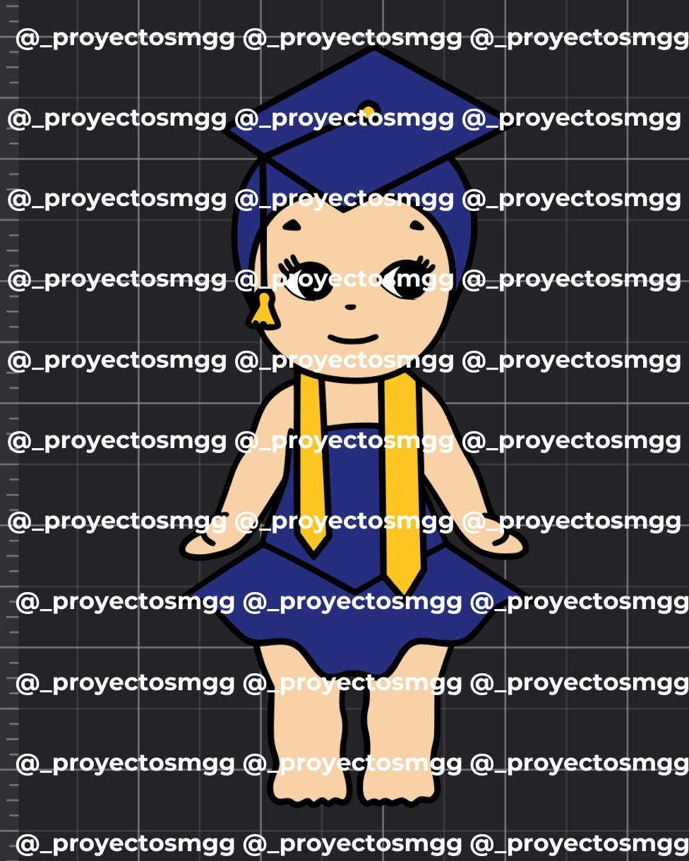 Sonny Angel Graduation SVG File | Graduation SVG File - Etsy