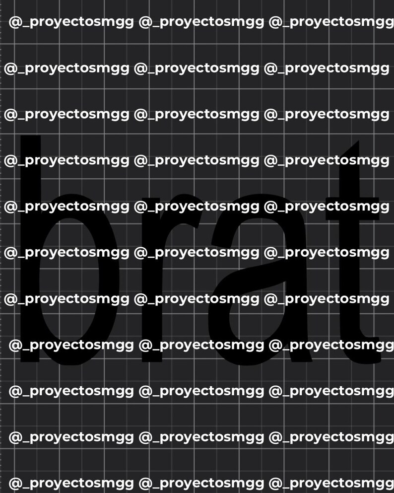 Brat Charli SVG File | Vinyl SVG | Lettering SVG - Etsy