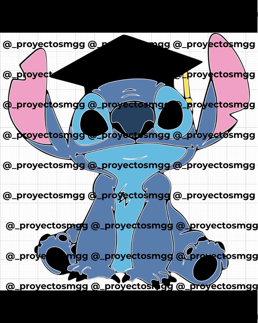 Stitch Graduation SVG File | Graduation SVG File - Etsy