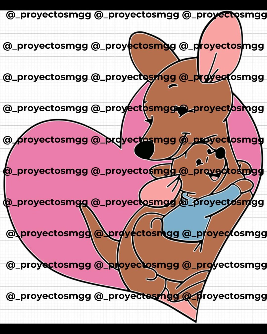 Kanga and Roo SVG File - Etsy