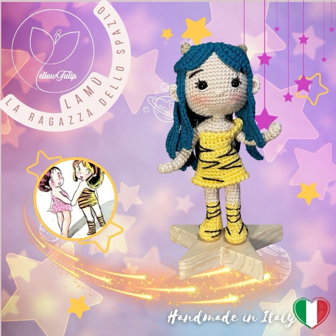 Lamù Anime, Little Girl, Amigurumi Doll, Toy, Original Gift ...