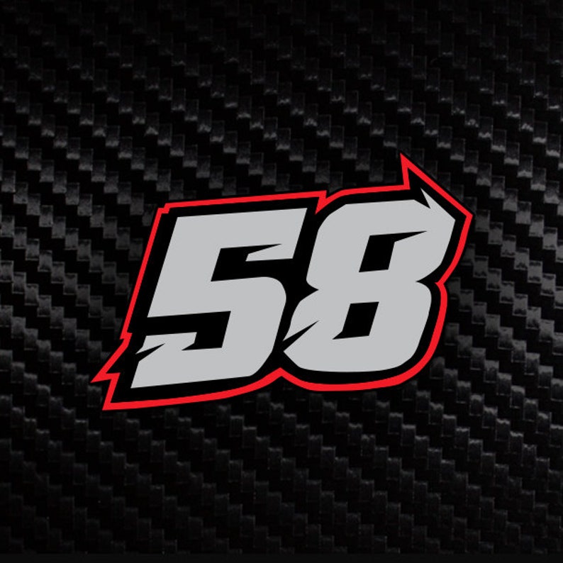 58 Custom Racing Numbers PNG - Etsy