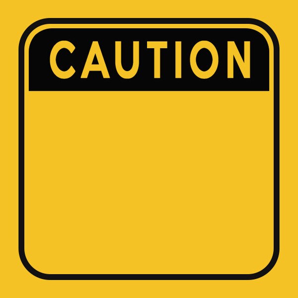 Caution Sign Png - Etsy