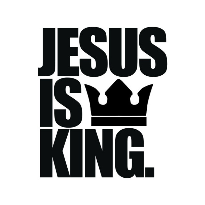 Jesus is King PNG - Etsy