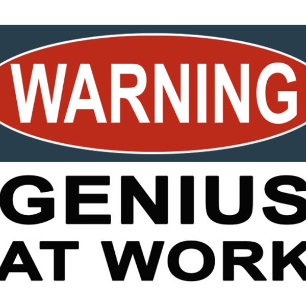 Genius at Work - Etsy
