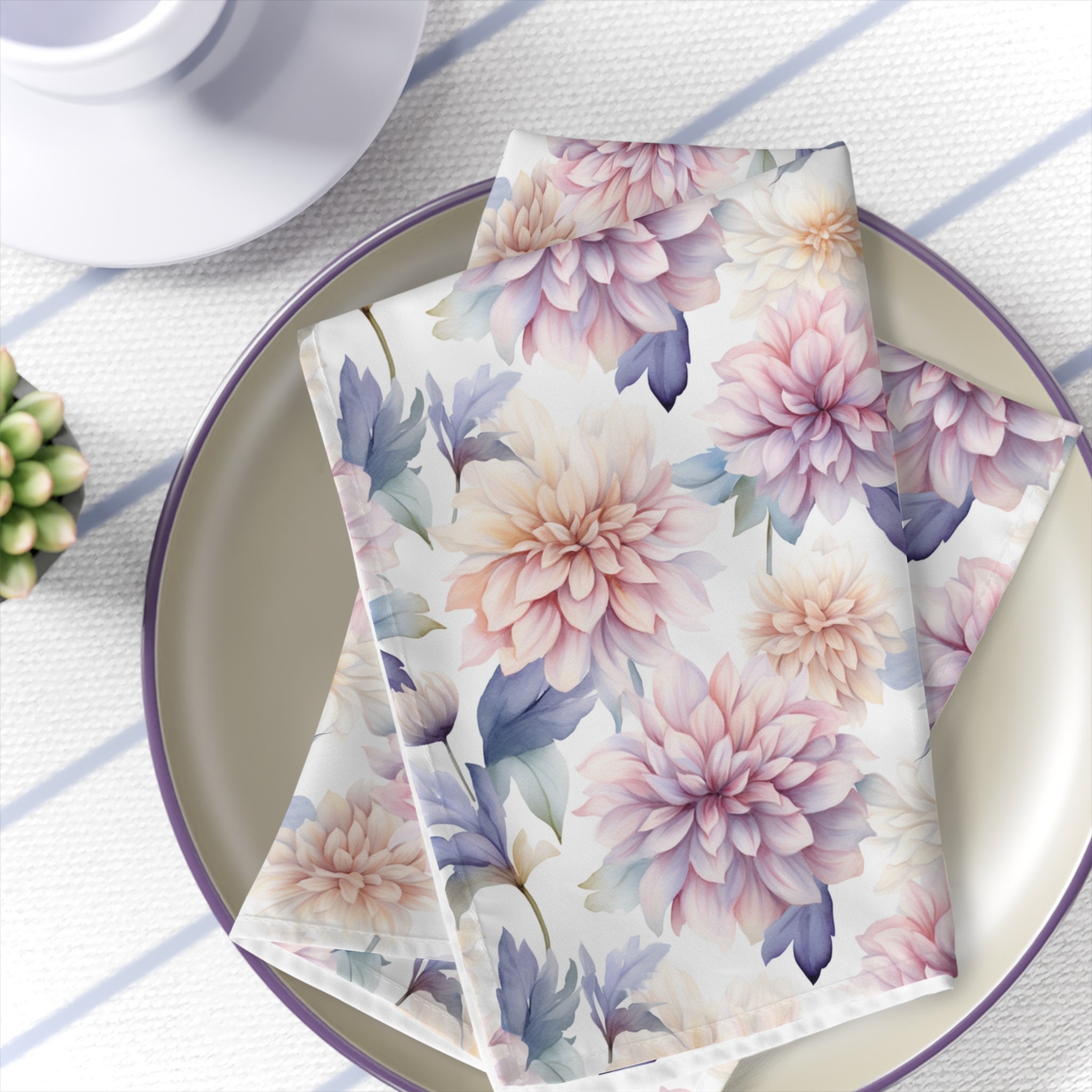 Printable Dahlia Digital Paper Pack Seamless Patterns set of 6 - Etsy