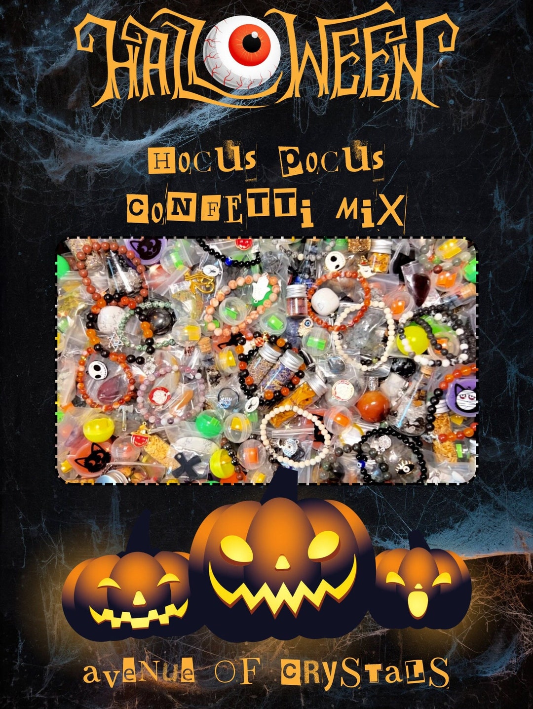 Halloween Inspired Hocus Pocus Crystal Confetti Mix Ghosts - Etsy
